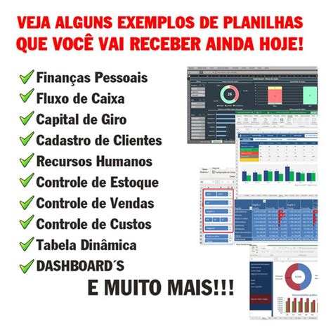 Planilha De Rateio De Custos Pack15 K Excel 100 Editável MercadoLivre