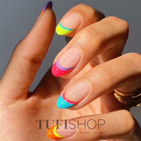 Double French manicure różne kolory kupić Manicure i pedicure