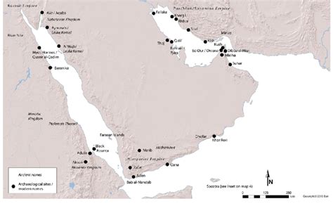 Map Of Persian Gulf And Gulf Of Aden