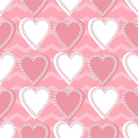 Seamless Valentine Pattern Background Vector Art At Vecteezy