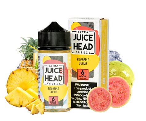 JUICE HEAD EXTRA FREEZE PINEAPPLE GUAVA 100ML Cloud Street