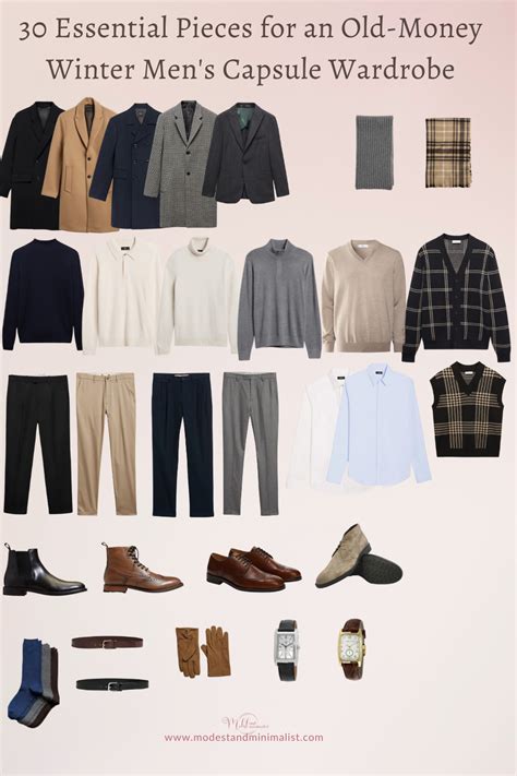 How To Create A Capsule Wardrobe For Men In Old Money Style Modest