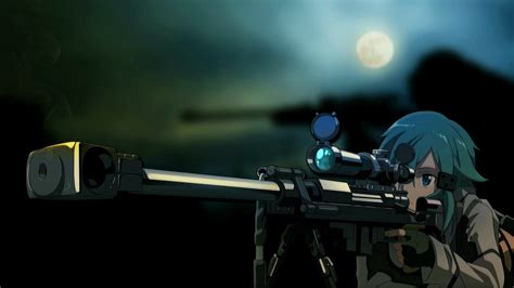 Fond d écran Filles anime Sword Art Online arme soldat Asada