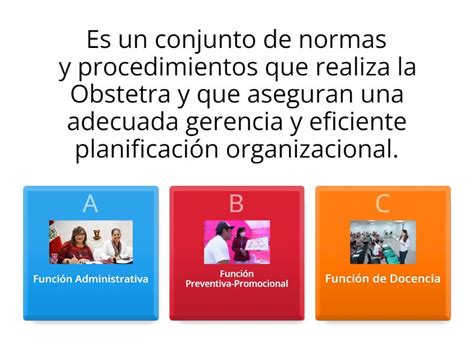 Funciones Del Profesional Obstetra Cuestionario