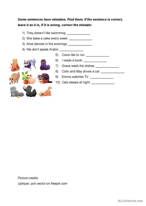Present Simple Affirmative Negative English Esl Worksheets Pdf Doc
