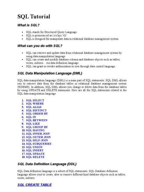 sql tutorial ref pl sql pdf sql data management software