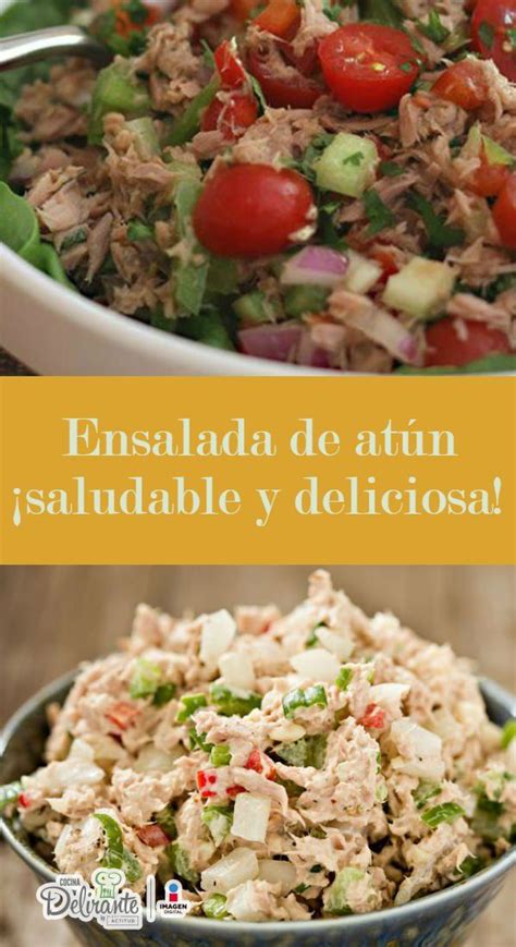 Esta Ensalada De At N Es Saludable Y Deliciosa Ensalada De At N