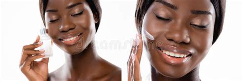 Of African American Naked Woman With Stock Image Image Of Cosmetics