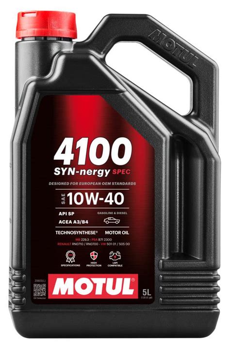 MOTUL 4100 SYN NERGY SPEC 10W40 5 LİTRE