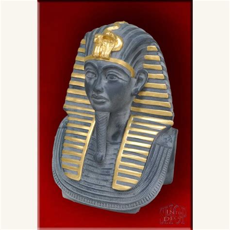 Tutanchamun Büste Pharao Ägyptische Antik Figur Statue Skulptur 2846 P