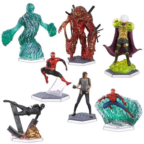 Disney Store Spider Man No Way Home Deluxe Figurine Playset
