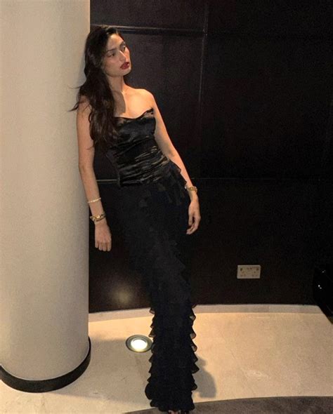 Athiya Shetty In Strapless Ruffled Black Gown By Shehla Khan Is Proof That A Black Dress Demands