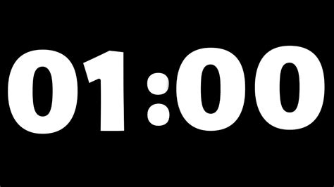 Temporizador de 1 Minuto Cuenta Atrás Perfecta para Desafíos