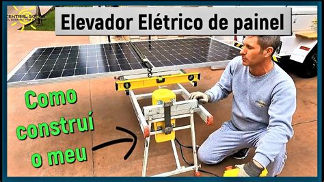ELEVADOR ELÉTRICO DE PAINEL SOLAR YouTube