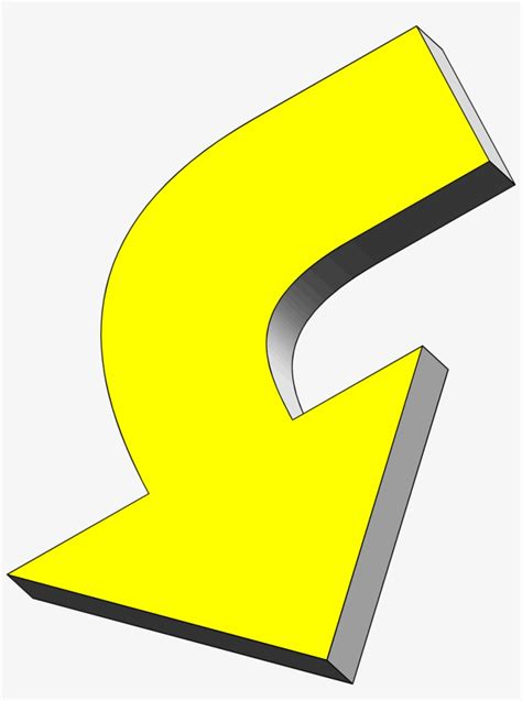 Arrow Yellow Yellow 3d Arrow Png Transparent PNG 958x1242 Free