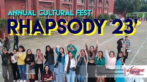 DRONE SHOTS Of Maitreyi College Annual Fest Rhapsody 2023 Delhi