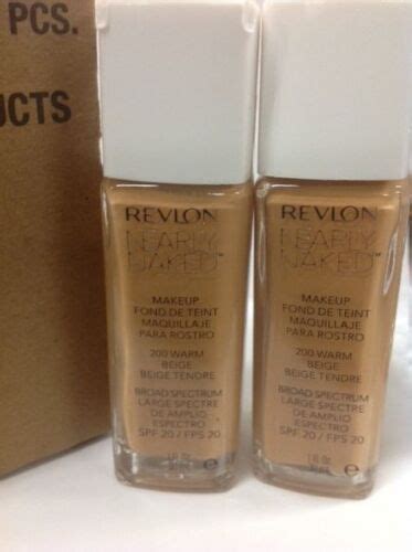 X Revlon Nearly Naked Liquid Makeup Foundation Broad S Spf