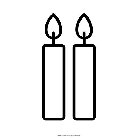 Las Mejores 168 Velas Dibujos Para Colorear