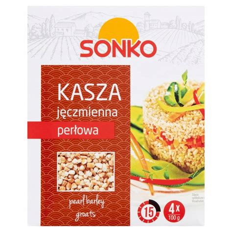 Sonko Kasza jęczmienna perłowa 400 g 4 x 100 g Sklep internetowy