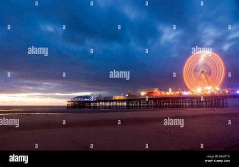 Blackpool Central Pier Stock Photo Alamy