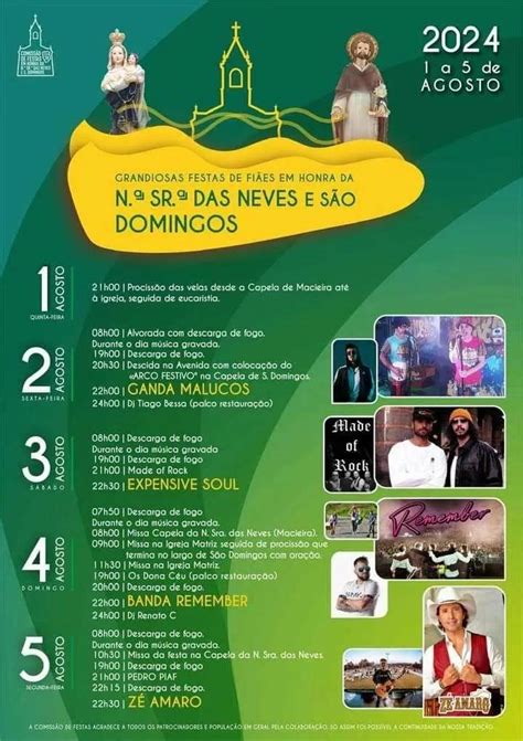 Festas Da Nossa Senhora Da Hora S O Jo O De Ver