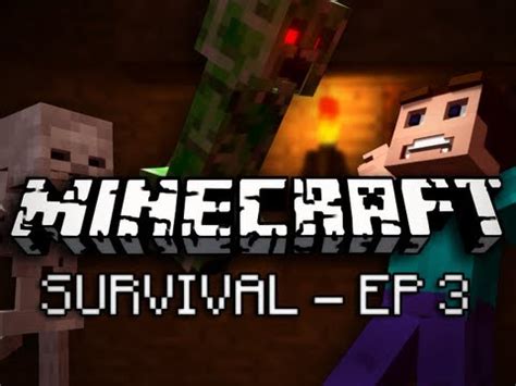 Minecraft Survival Let S Play Ep 3 Mining Outpost YouTube