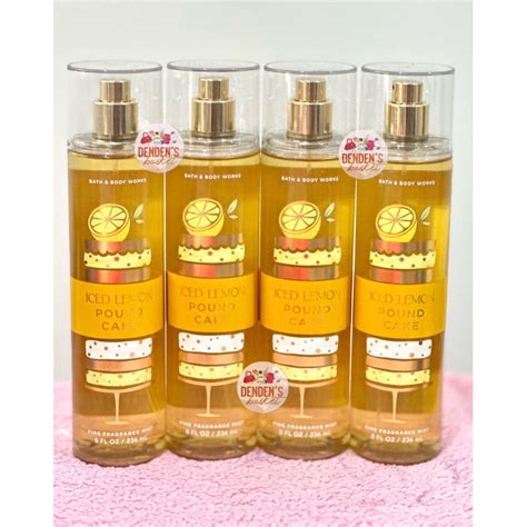 Bath Body Works Iced Lemon Pound Cake Fragrance Mist Ml Shopee