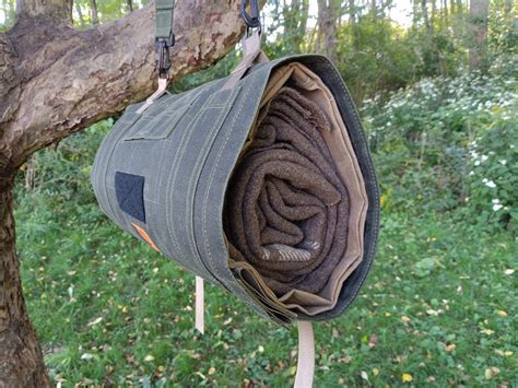 Waxed Canvas Bedroll Carrier