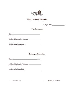 Sample Request Letter For Change Of Shift Schedule