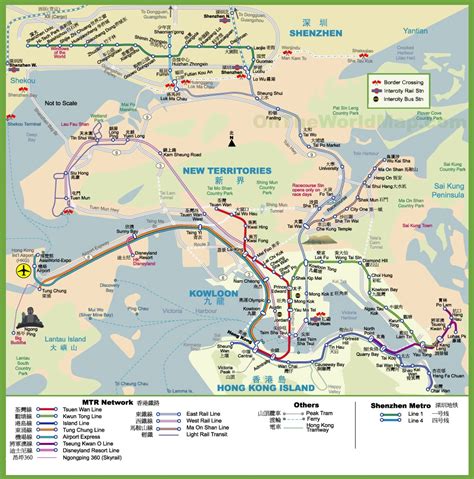 Transport Map Of Hong Kong Ontheworldmap