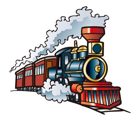 Locomotive Vector Old Train Front Train Cartoon Train