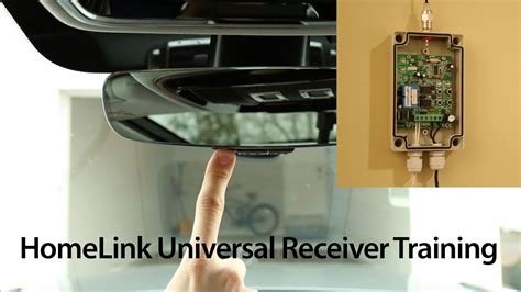 HomeLink Universal Receiver Training YouTube