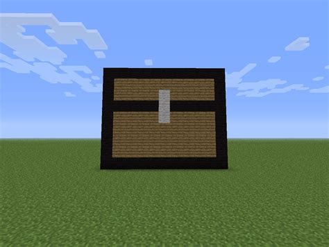 Minecraft Chest Pixel Art Grid