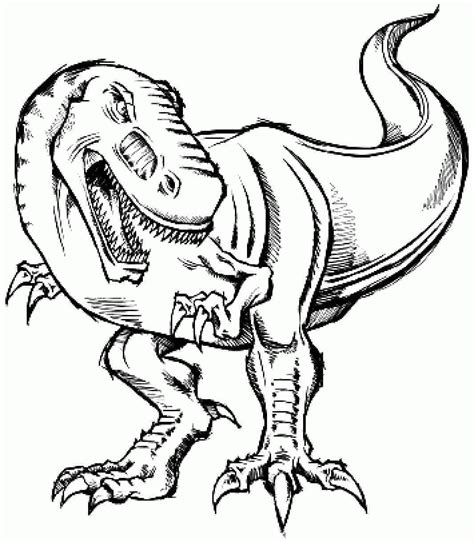 T Rex Printable Coloring Pages