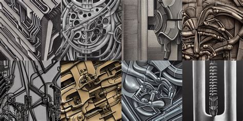 Closeup Of Simple Mechanism HD Brutalism In Style Stable Diffusion
