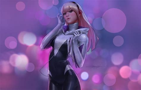 Download Wallpaper Marvel Marvel Comics Comics Gwen Stacy Spider Woman Marvel Edge Of