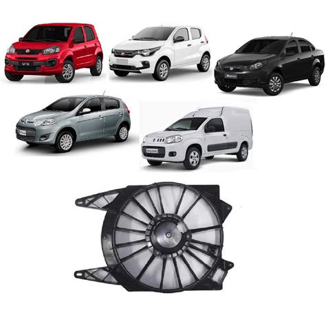 Defletor ventoinha palio uno vivace mobi 4CC FIORINO GRAND siena 2011 à