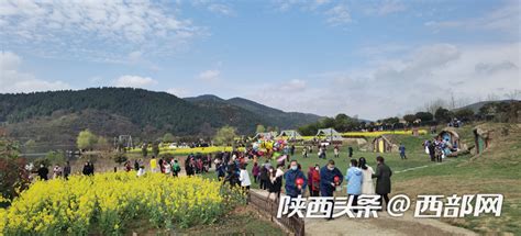 组图感受金彩浪漫 2023中国最美油菜花海汉中旅游文化节启幕 西部网陕西新闻网