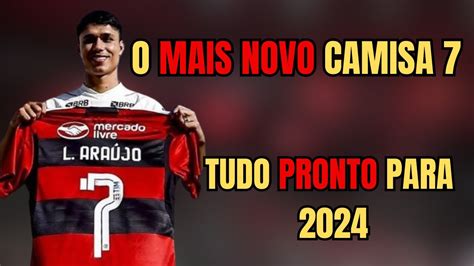 LUIZ ARAÚJO TROCA CAMISA 31 POR 7 E ASSUME NOVO DESAFIO NO FLAMENGO EM