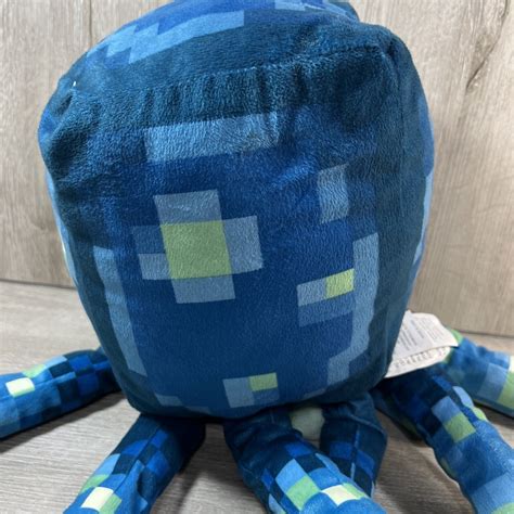 Minecraft Earth Glow Squid Pillow Glow In The Dark Plush