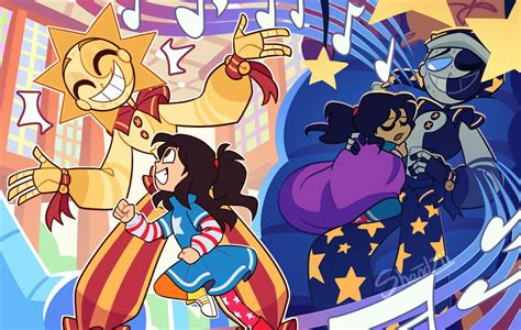 Drawing Reference Poses Art Reference Ri Happy Sun And Moon Drawings