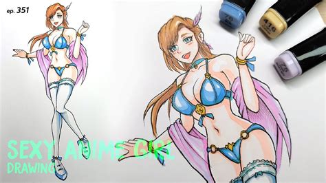 How To Draw Sexy Anime Character Manga Style Sketching Anime