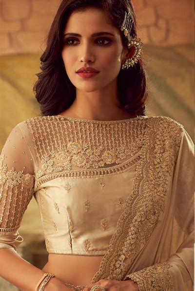 Latest 50 Net Blouse Designs For Sarees And Lehengas