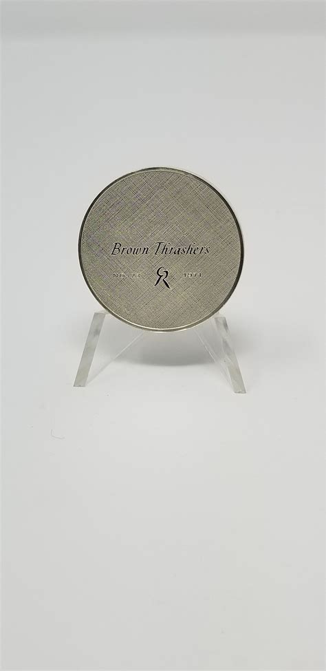 Thrasher Franklin Mint Roberts Bird Medals No Brown Thrasher