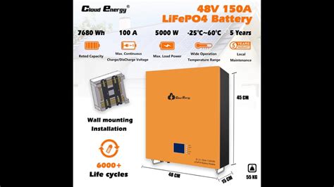 V Ah Lithium Iron Phosphate Lifepo Server Rack Battery By Cloud