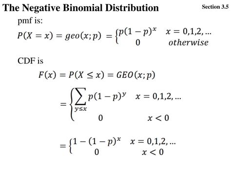 ppt the negative binomial distribution powerpoint presentation free download id 6891956