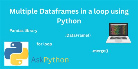 Multiple Dataframes In A Loop Using Python Askpython