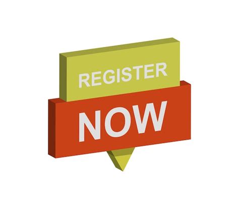 Premium Vector Register Now