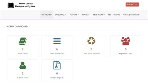 Online Library Management PHP Script