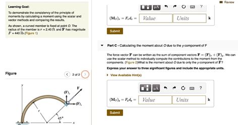 Solved Review Learning Goal A To Demonstrate The Consistency The
